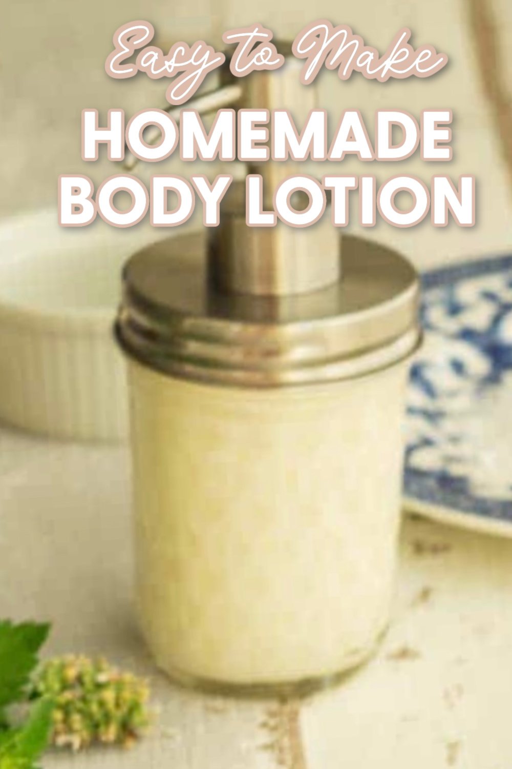 How to Make Homemade Lotion: Easy Lotion Recipe : Heart's Content Farmhouse