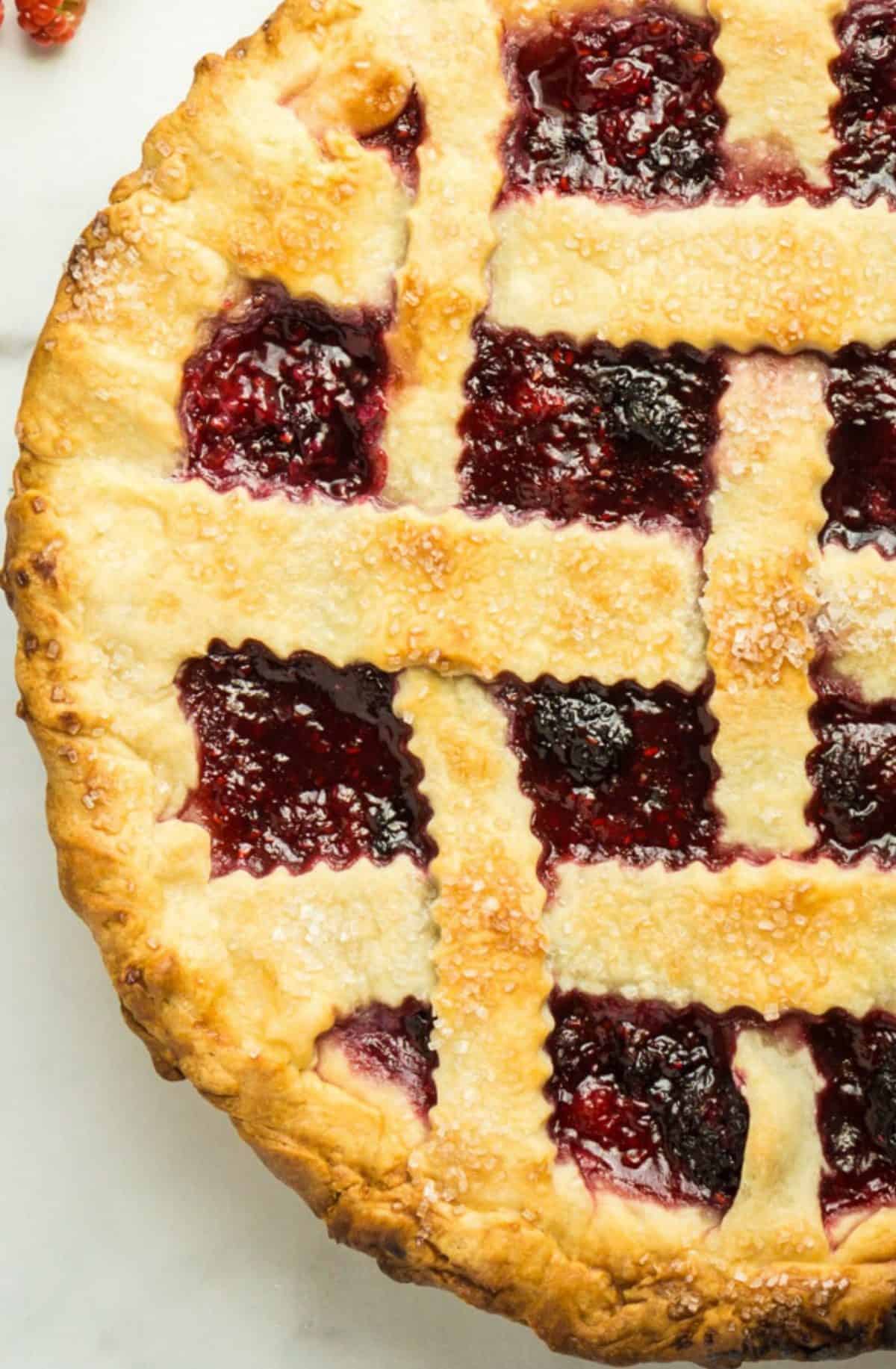 Blackberry Raspberry Pie (A Favorite Summer Dessert)