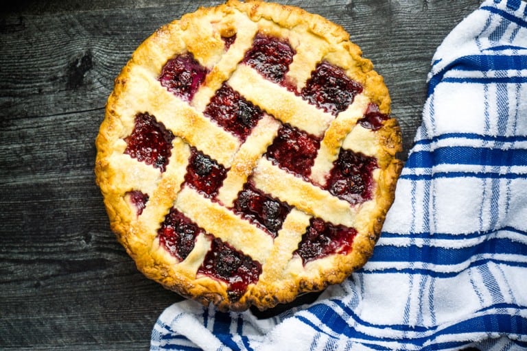 Blackberry Raspberry Pie (A Favorite Summer Dessert)
