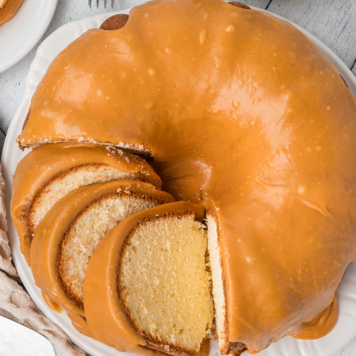 Caramel Bundt Cake Lemon Bundt Cake With Caramel Glaze