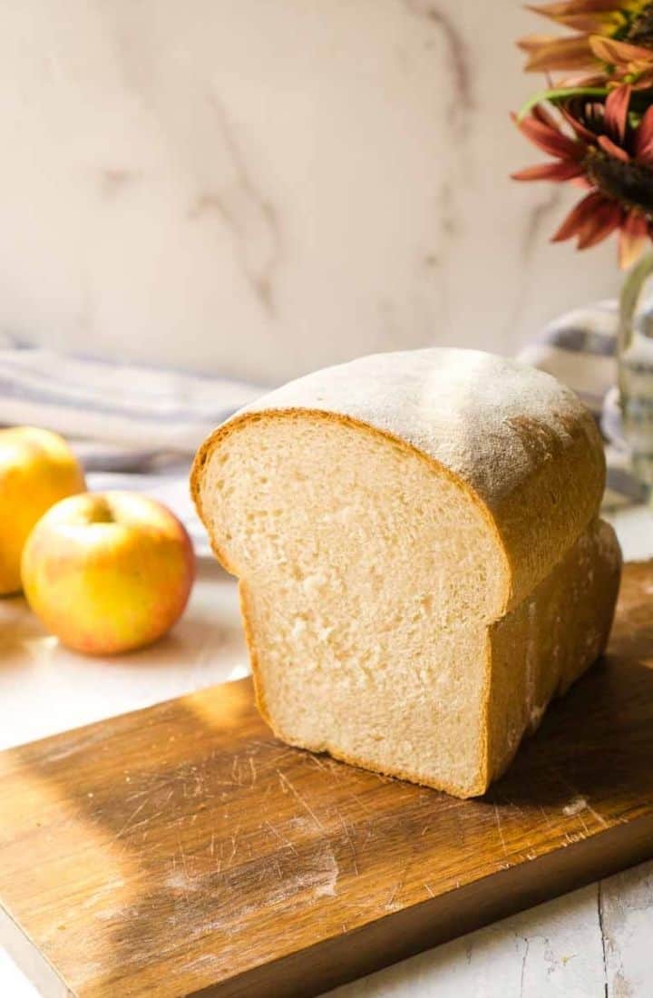 Farmhouse White Bread Recipe for a Beautiful Country Sandwich Loaf