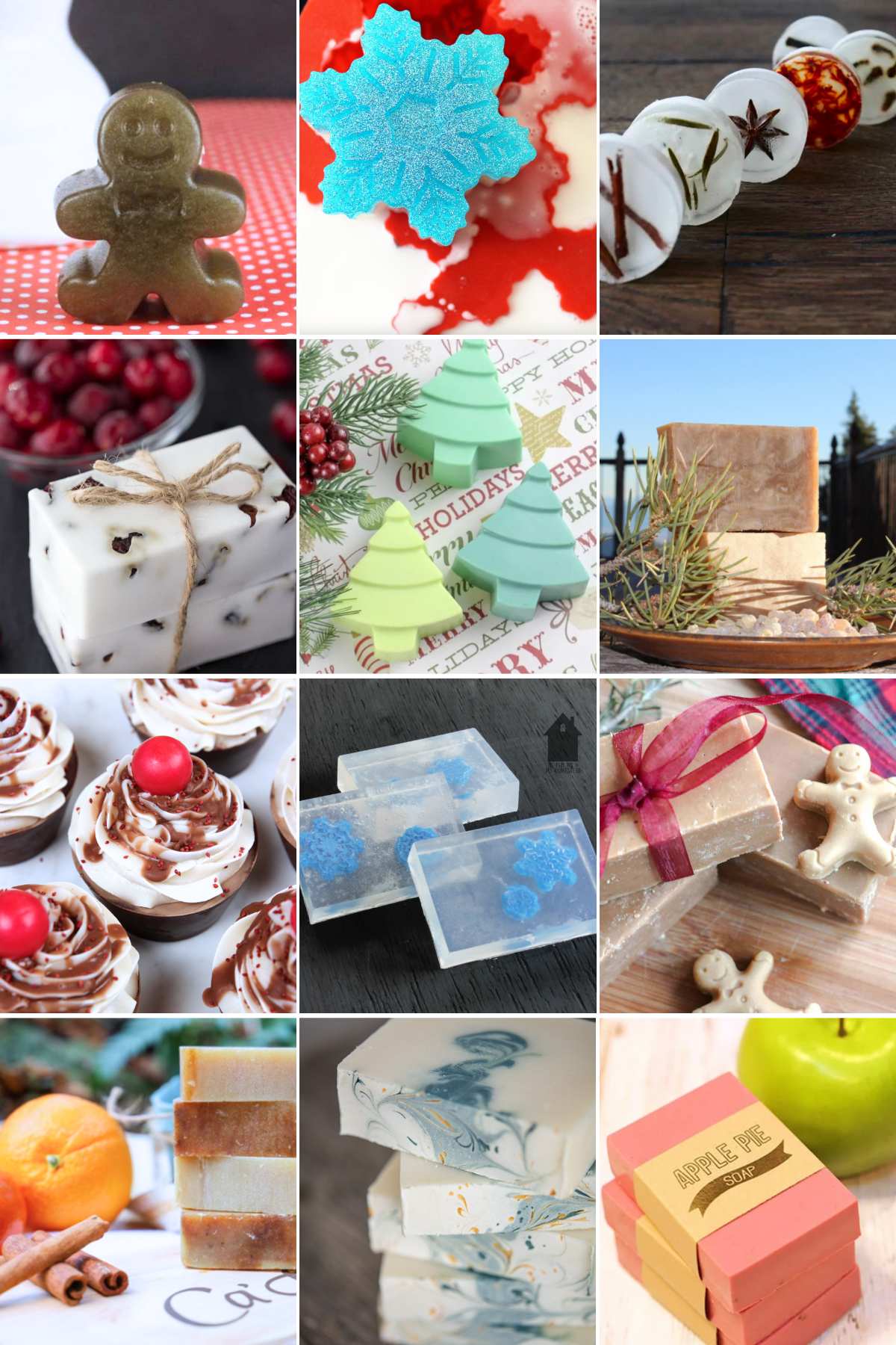 15 Gorgeous Christmas Soap Recipes to Make and Give