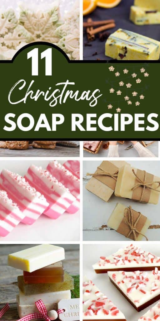 11 Beautiful Christmas Soap Recipes (to Give or to Keep!)