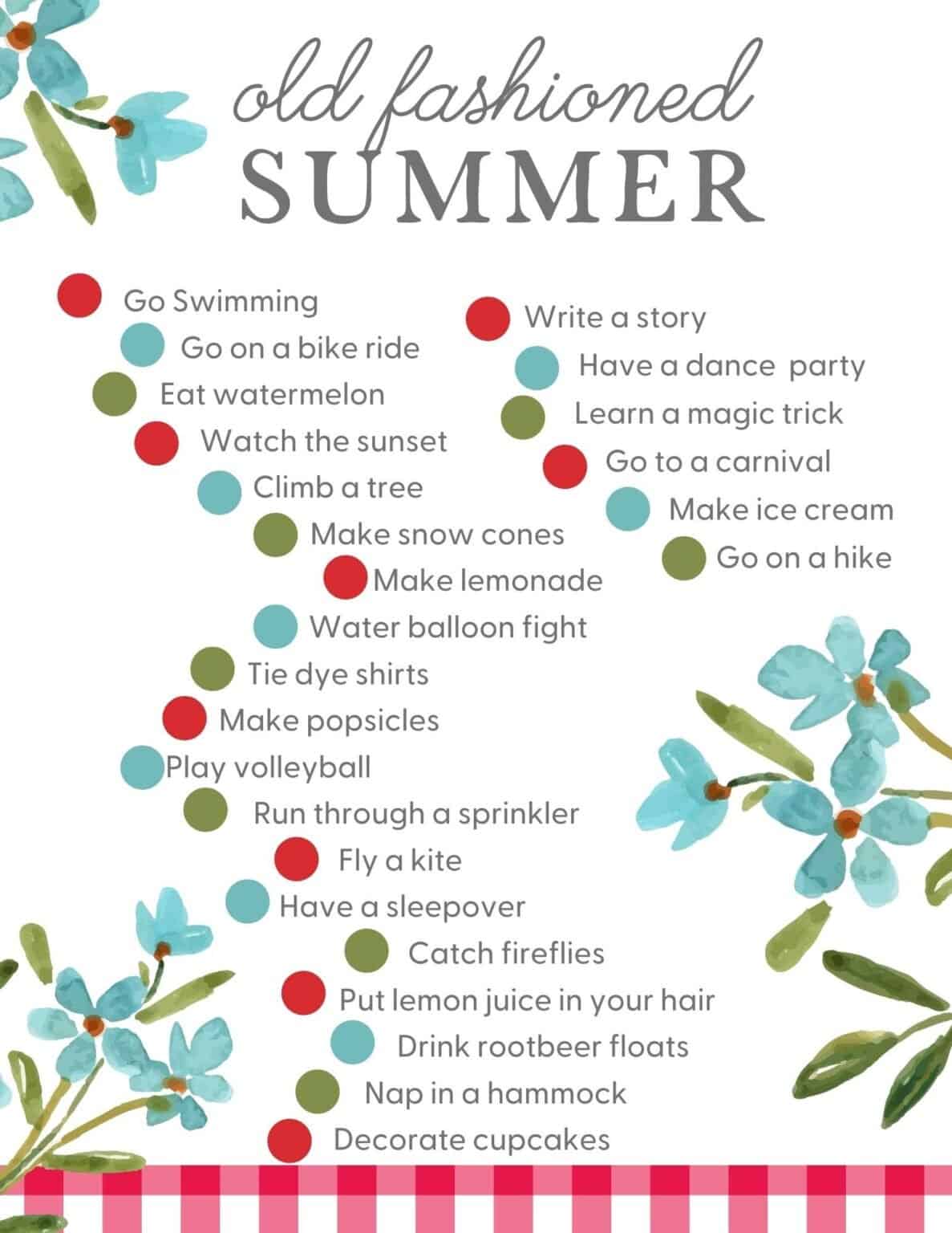 14 Ways to Have an Old Fashioned Summer to Remember