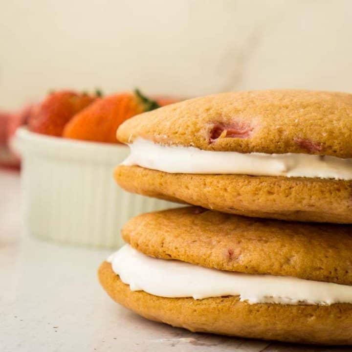 Strawberry Whoopie Pies - Heart's Content Farmhouse