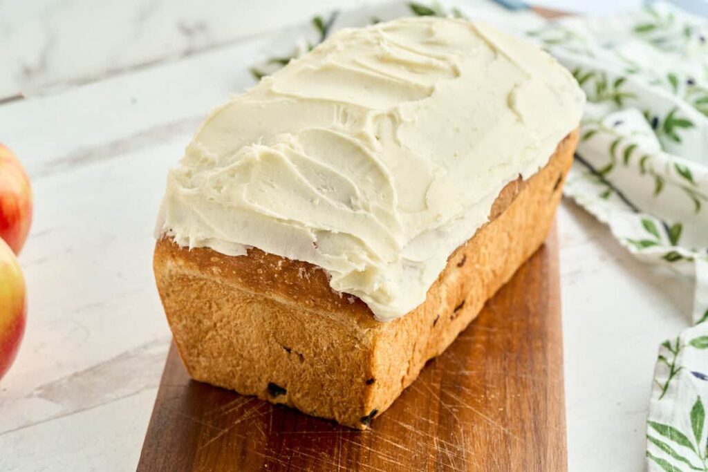 Iced Cinnamon Raisin Bread