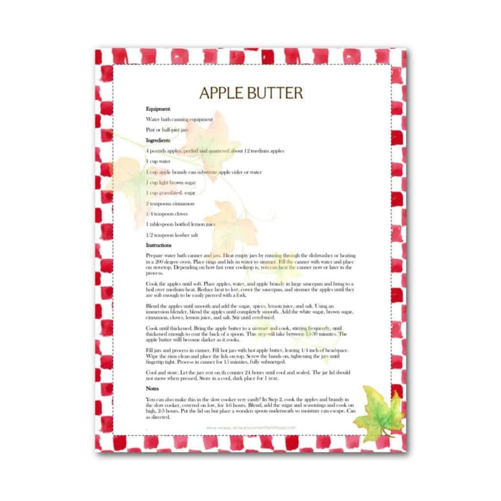 Old Fashioned Spiced Apple Butter (Canning Recipe)