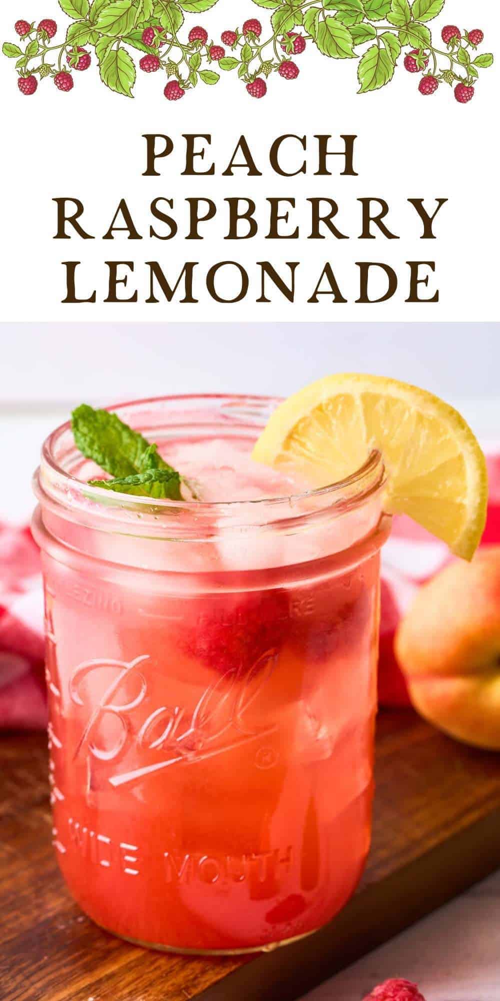 Raspberry Peach Lemonade : Hearts Content Farmhouse