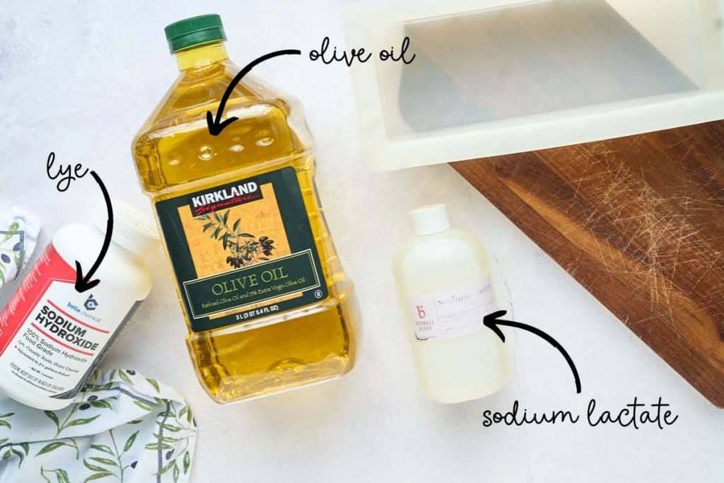 How to Make Castile Soap: 100% Olive Oil Cold Process Recipe