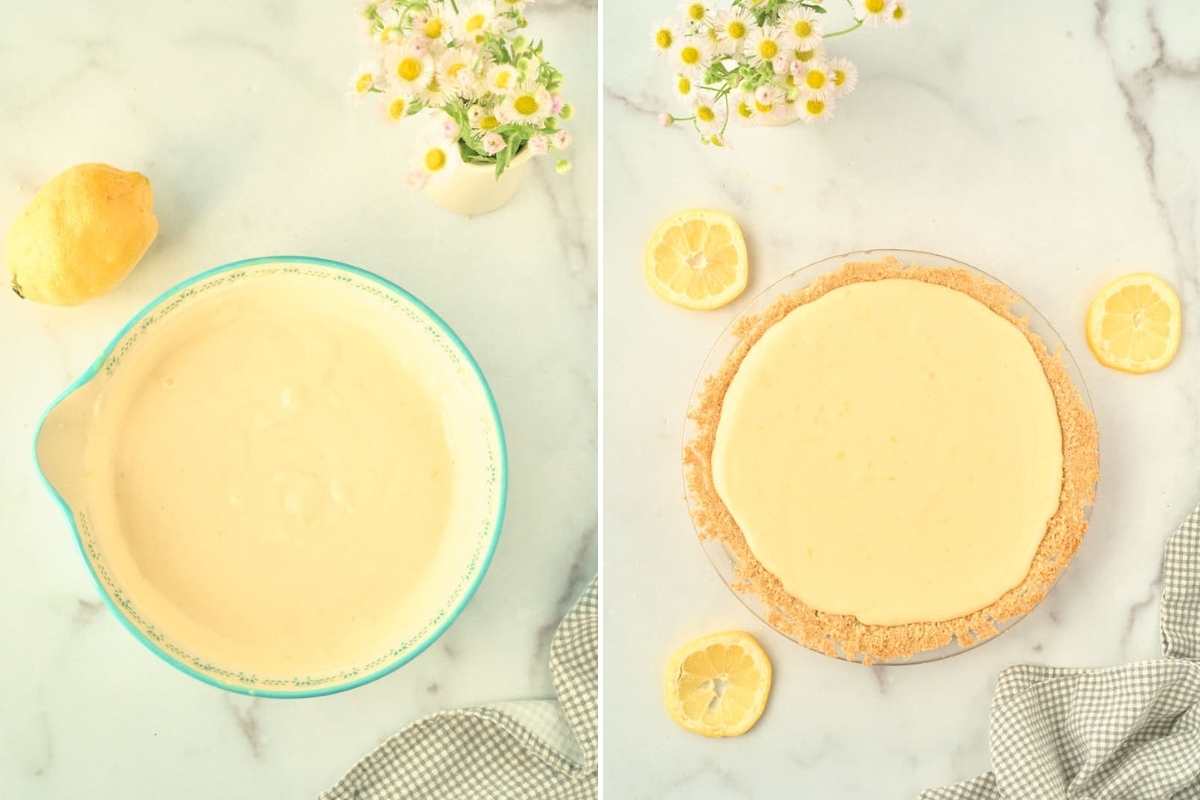 Old-Fashioned Creamy Lemon Pie : Heart's Content Farmhouse