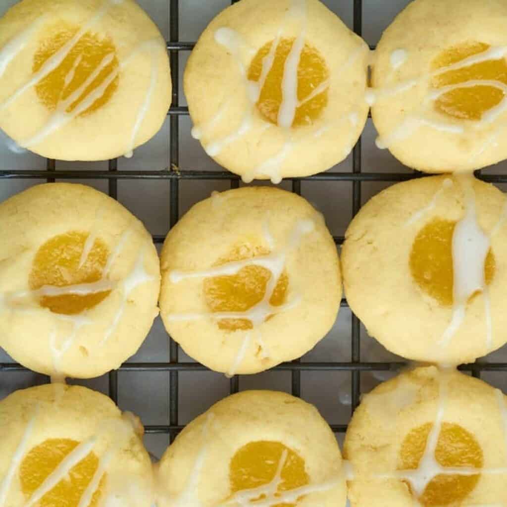 Lemon Curd Thumbprint Cookies : Heart's Content Farmhouse