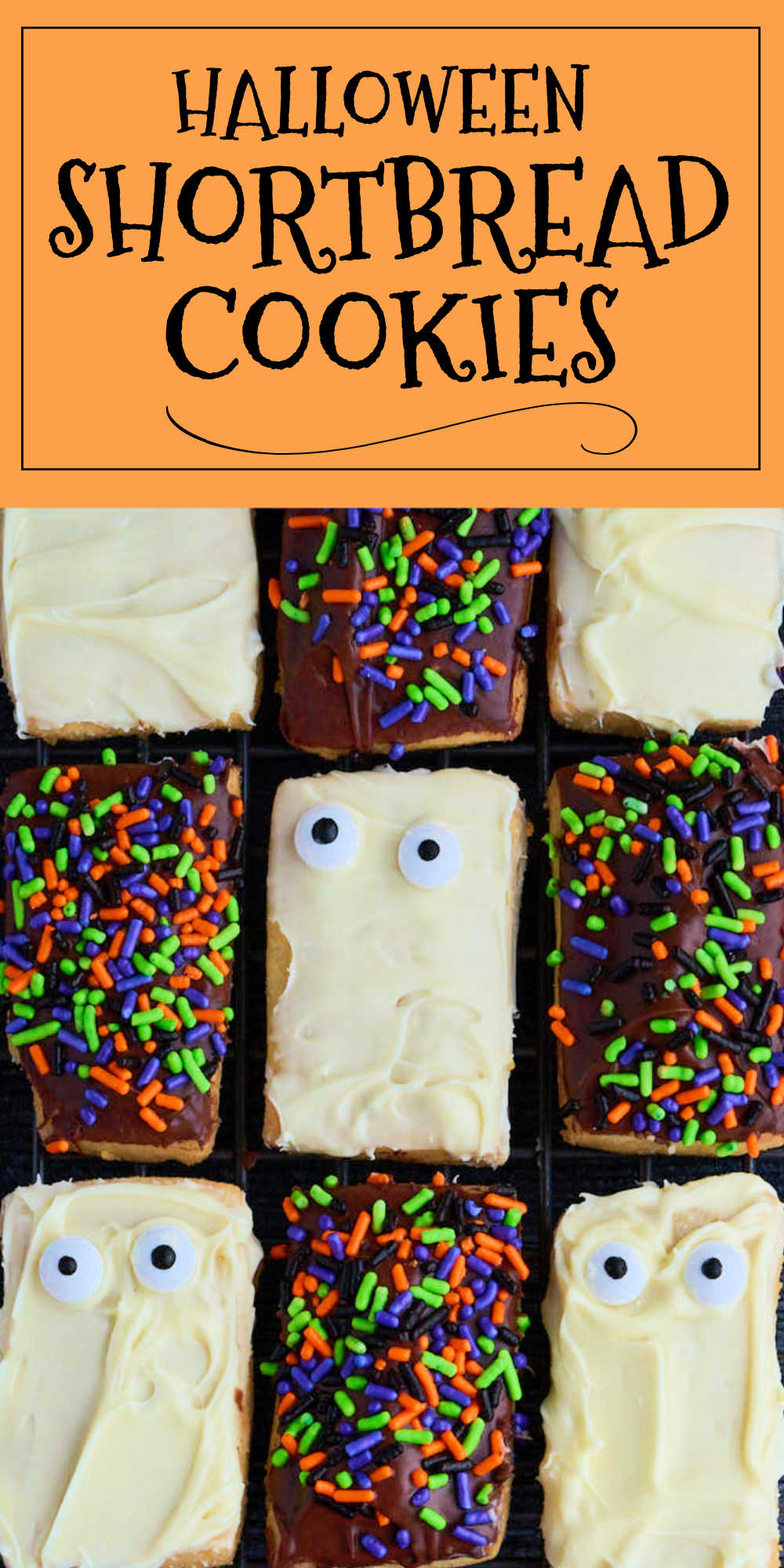 Halloween Shortbread Cookies : Heart's Content Farmhouse