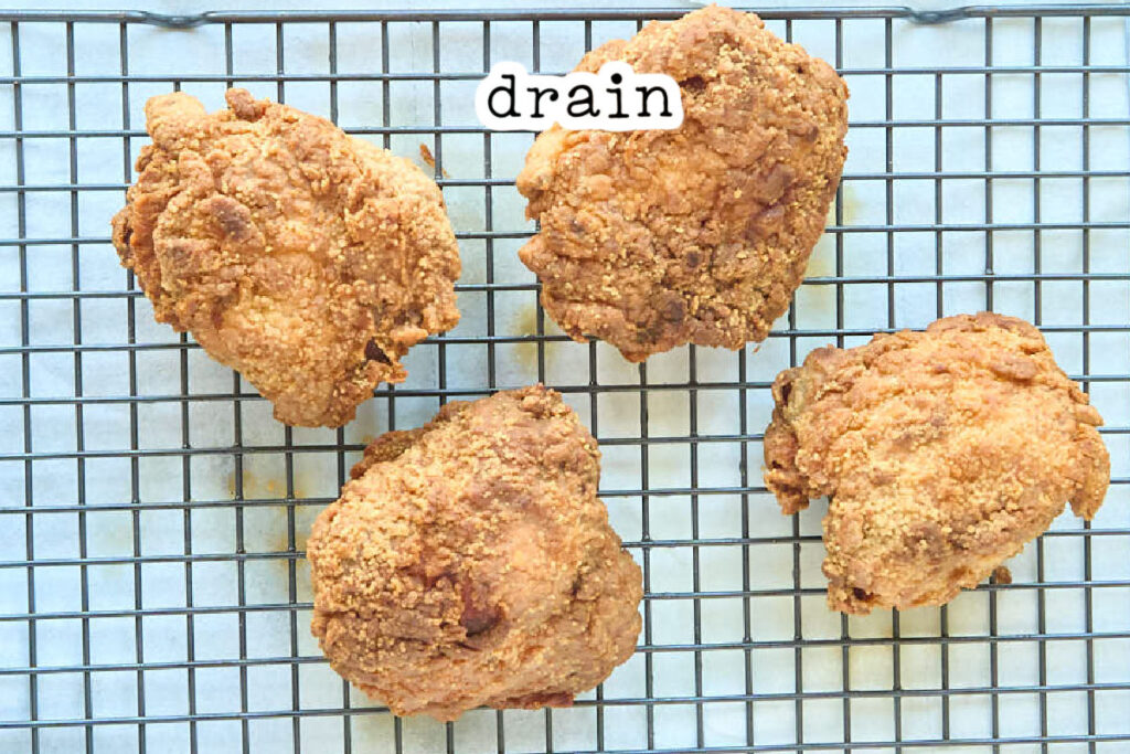 Southern-Style Fried Chicken Thighs with Buttermilk Marinade