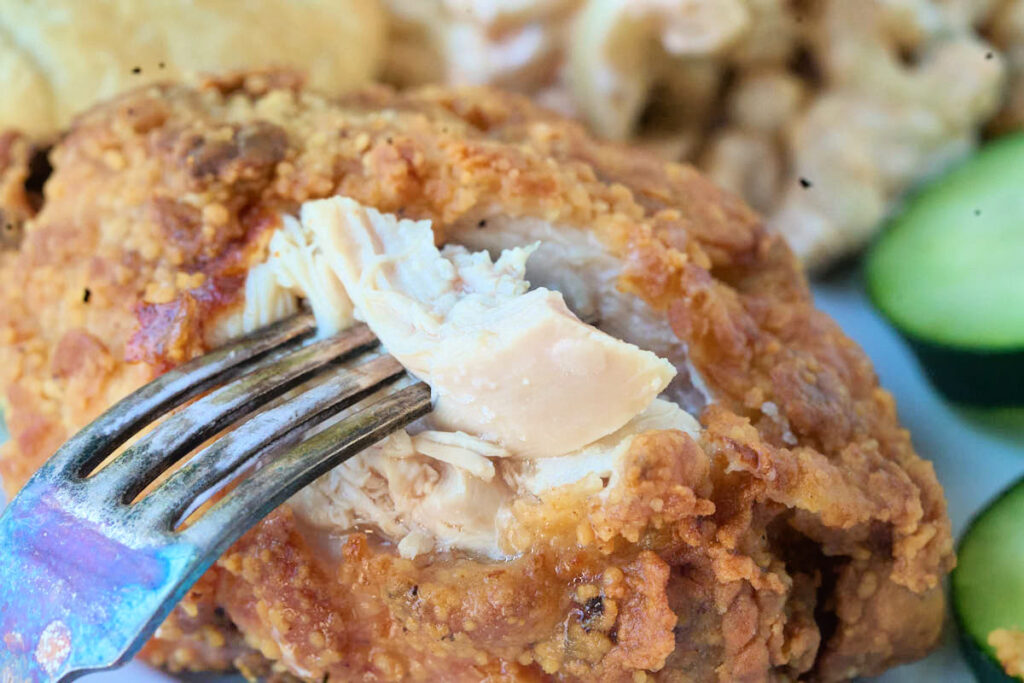 Southern-Style Fried Chicken Thighs with Buttermilk Marinade