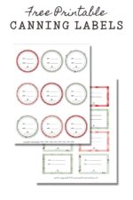 Free Printable Canning Labels {Easy Download!}