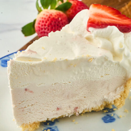 Strawberry Ice Cream Pie (Sweet, Creamy, Super-Easy)