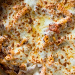 Cheesy Ground Beef Pasta Skillet With Creamy Tomato Sauce