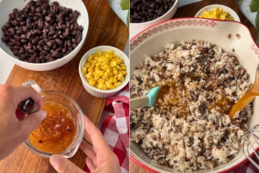 Southwest Cowboy Rice Salad (Easy and Fresh)