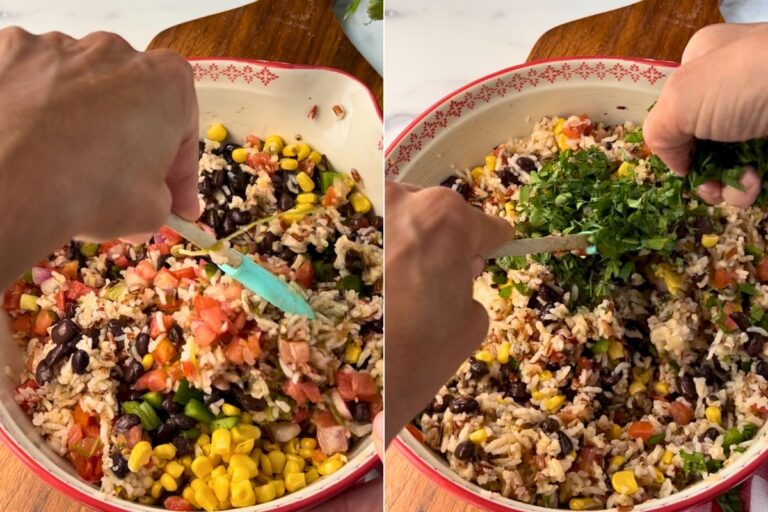 Southwest Cowboy Rice Salad (Easy and Fresh)