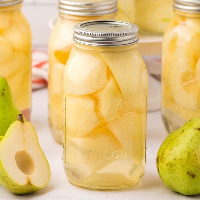 How to Can Pears in Syrup