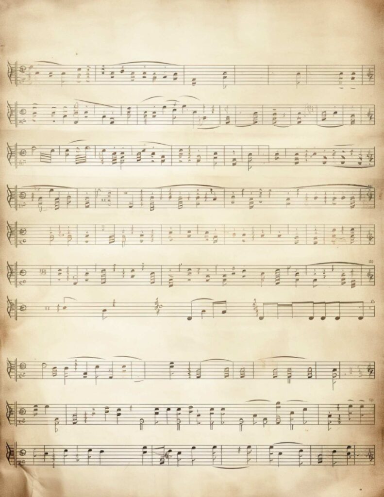 Beautiful + Free Vintage Sheet Music Printable