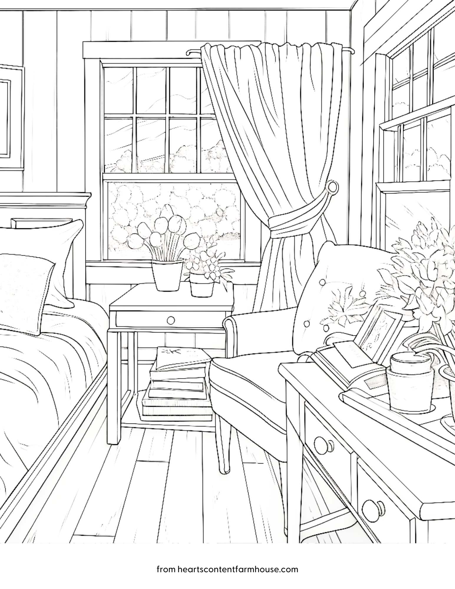 Cottage Core Coloring Pages Coloring Pages