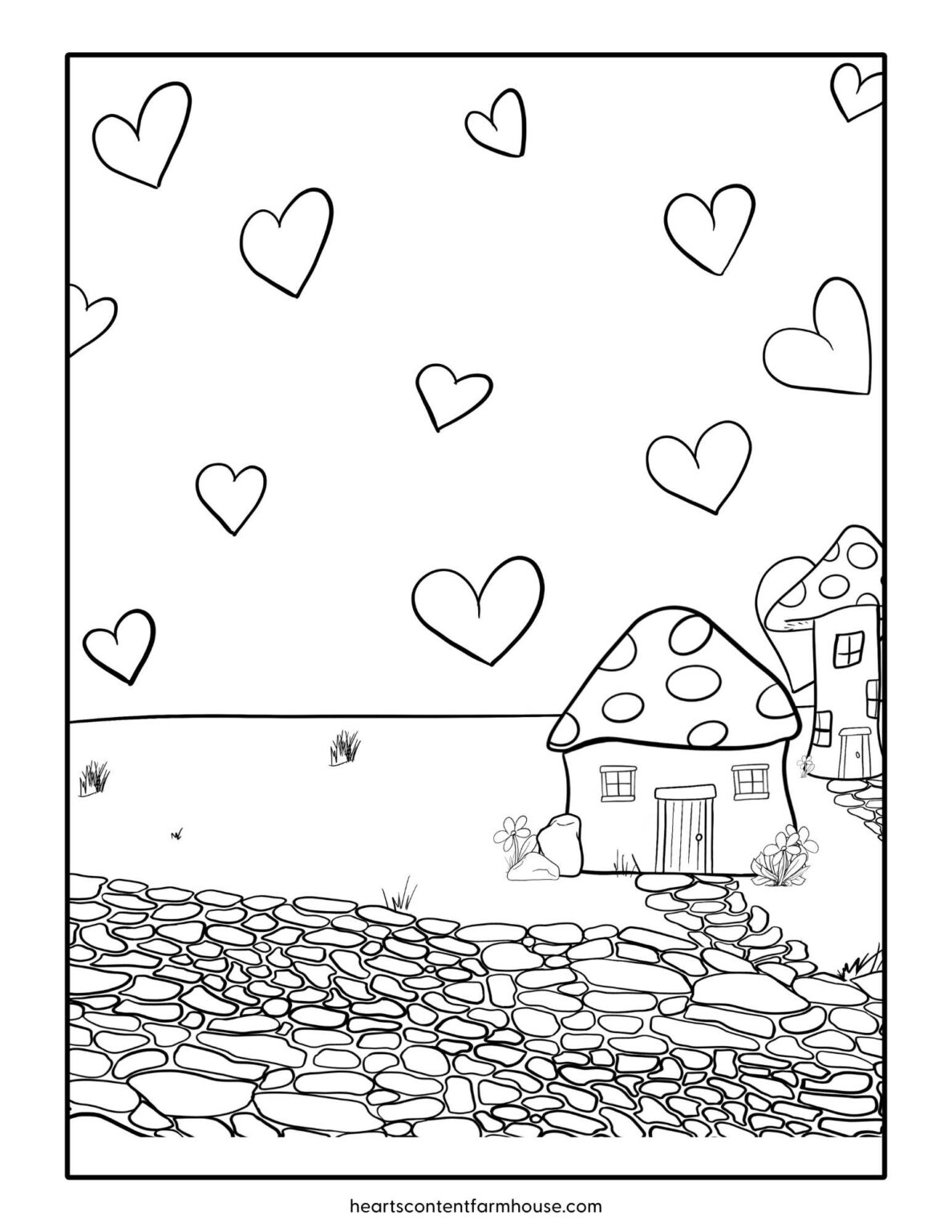 Valentine Gnome Coloring Pages to Print (Cute + Fun +Simple)