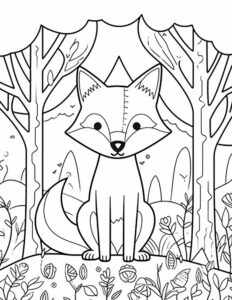 7 Gorgeous and Free Fox Coloring Pages for All Ages