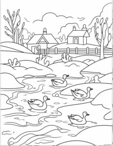 8 Adorable + Free Duck Coloring Pages for Creative Fun
