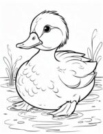 8 Adorable + Free Duck Coloring Pages for Creative Fun