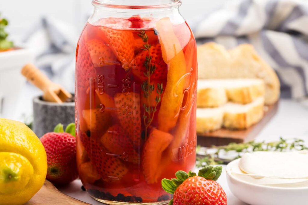How to Make Pickled Strawberries