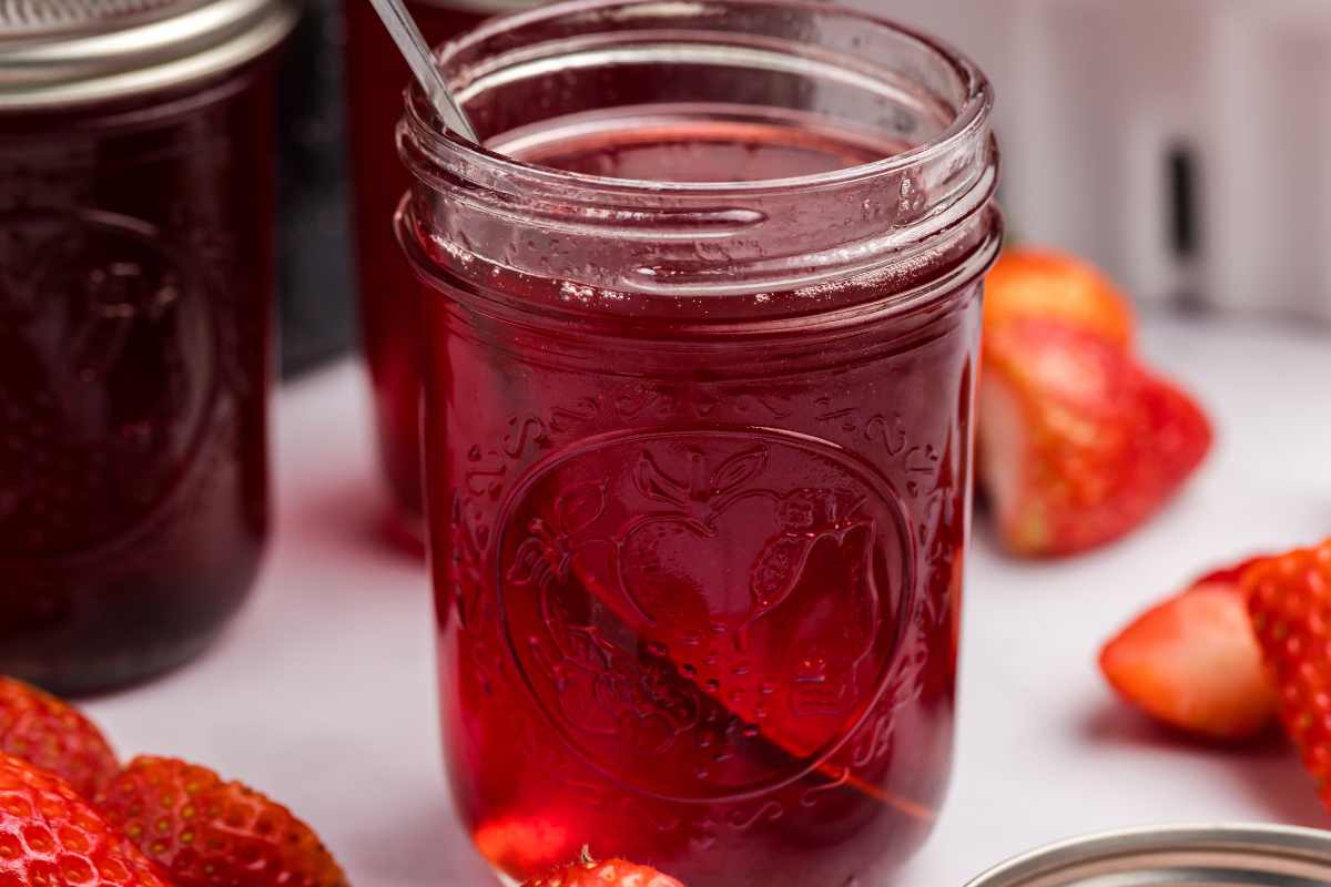 Strawberry Syrup for Canning {Step by Step}