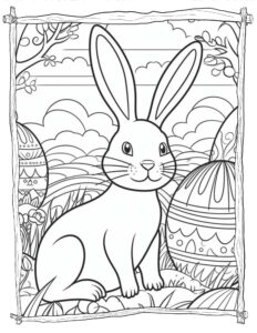 Free Easter Bunny Coloring Pages (5 Styles)