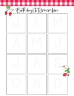 Simplify Your Days with These Gorgeous Free Strawberry Planner Downloads