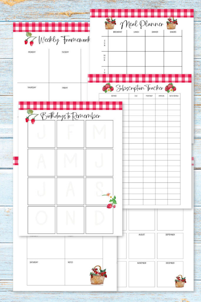 Free Printable Binder Divider Tabs : Heart's Content Farmhouse