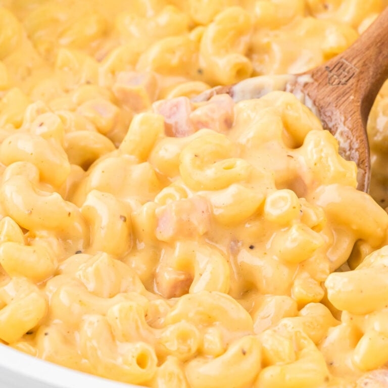Creamy Ham Mac and Cheese