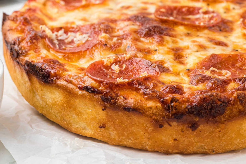 Homemade Deep Dish Pizza