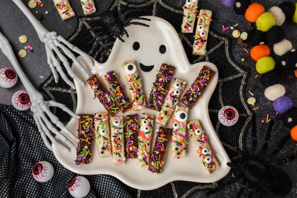 How to Make Cute + Delicious Halloween Shortbread Cookies