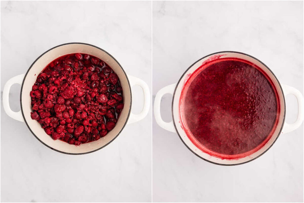 Sweet & Simple Raspberry Syrup for Canning
