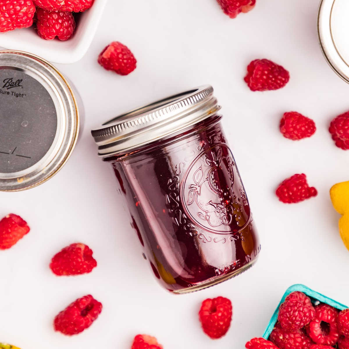 Sweet & Simple Raspberry Syrup for Canning