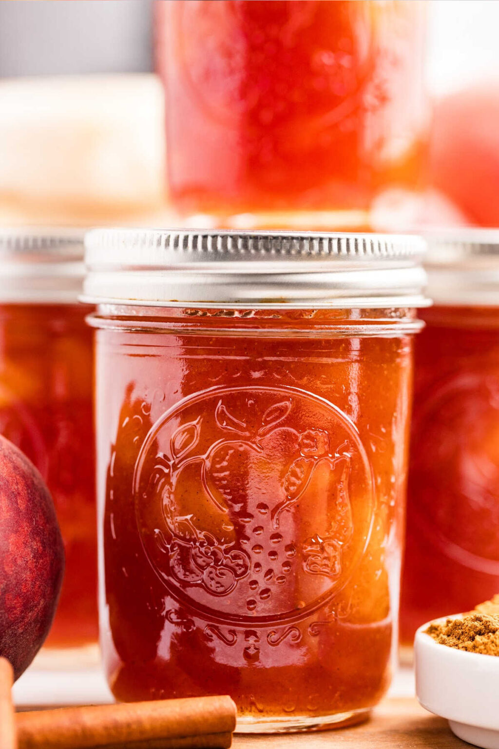 Peach Preserves with Cinnamon (Canning Recipe)