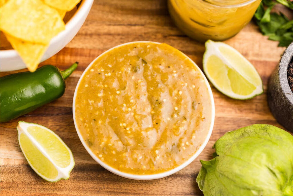 Salsa Verde for Canning (With Roasted Tomatillos)