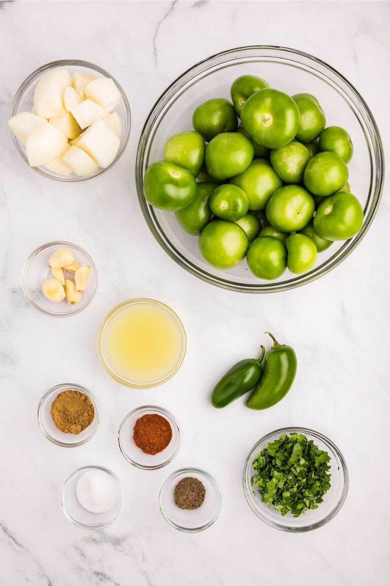 Salsa Verde for Canning (With Roasted Tomatillos)