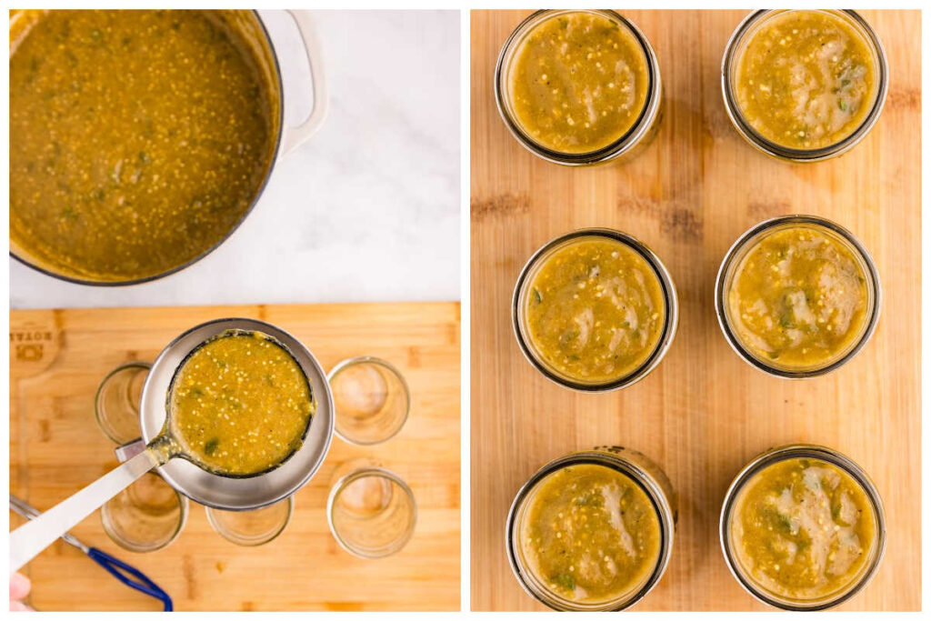 Salsa Verde for Canning (With Roasted Tomatillos)