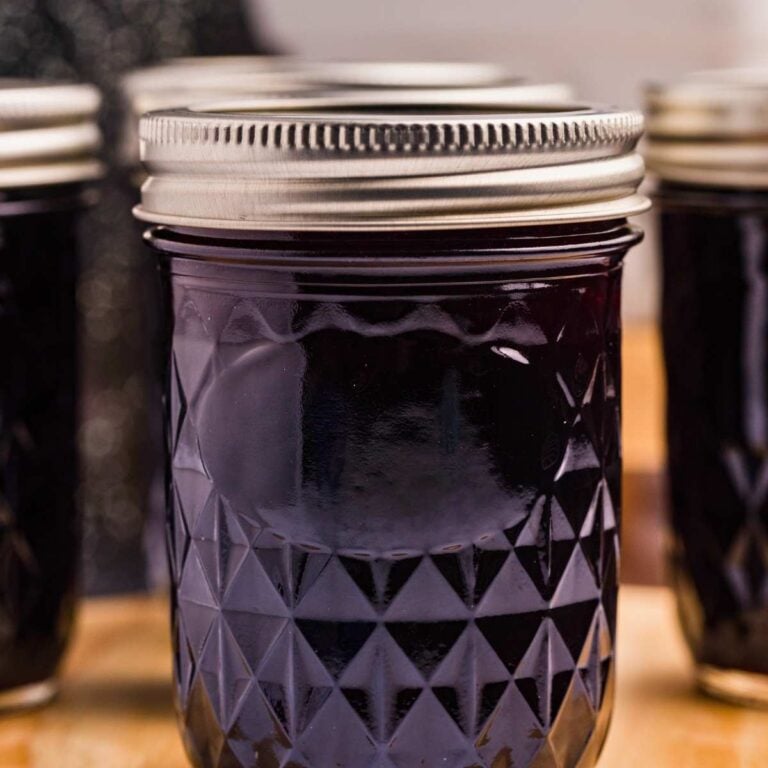 Old-Fashioned Blueberry Syrup (Canning Instructions Included!)