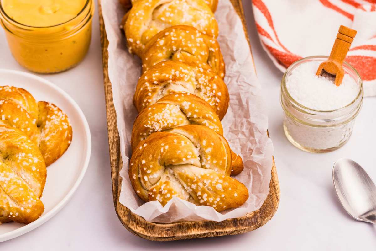 Homemade Sourdough Pretzels