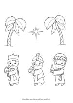 6 Nativity Scene Printable Coloring Pages To Bring The Christmas Story ...