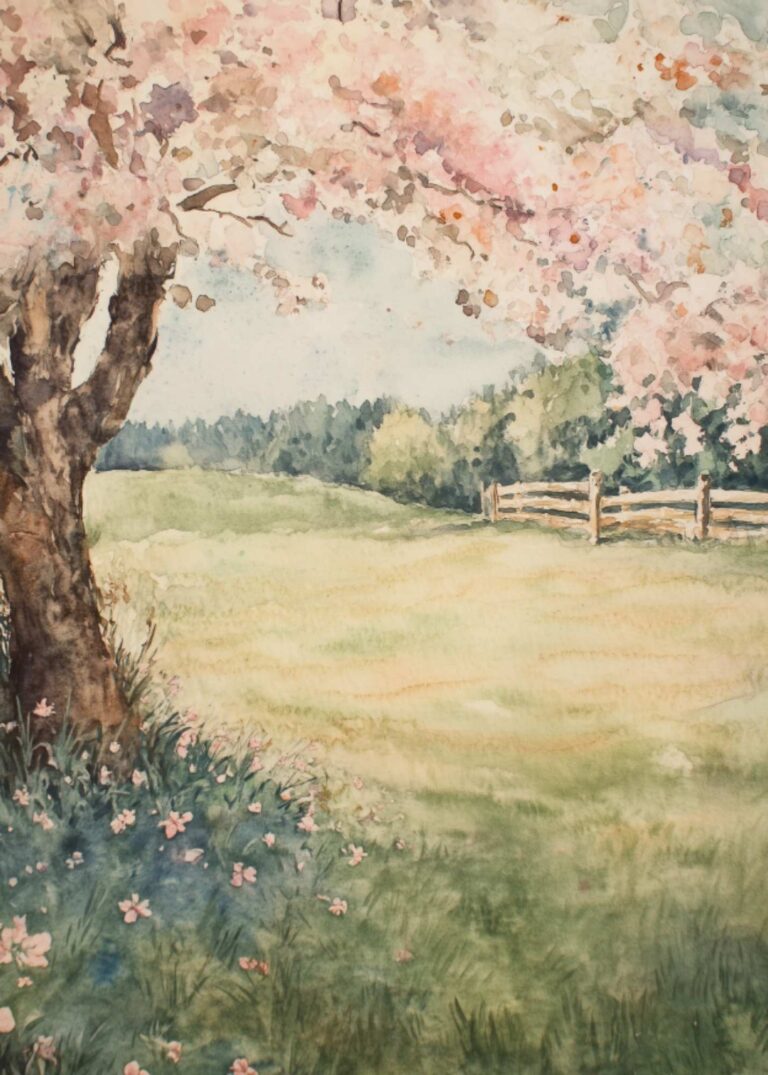 Spring Landscape Wall Art Printables