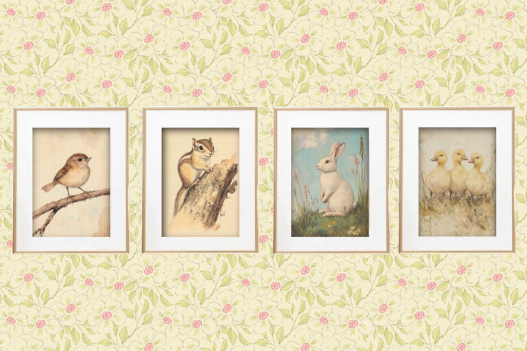 Cottagecore Nursery Printable Wall Art