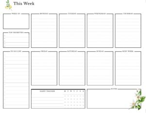 Simple Lemon Planner Pages (Free Download)